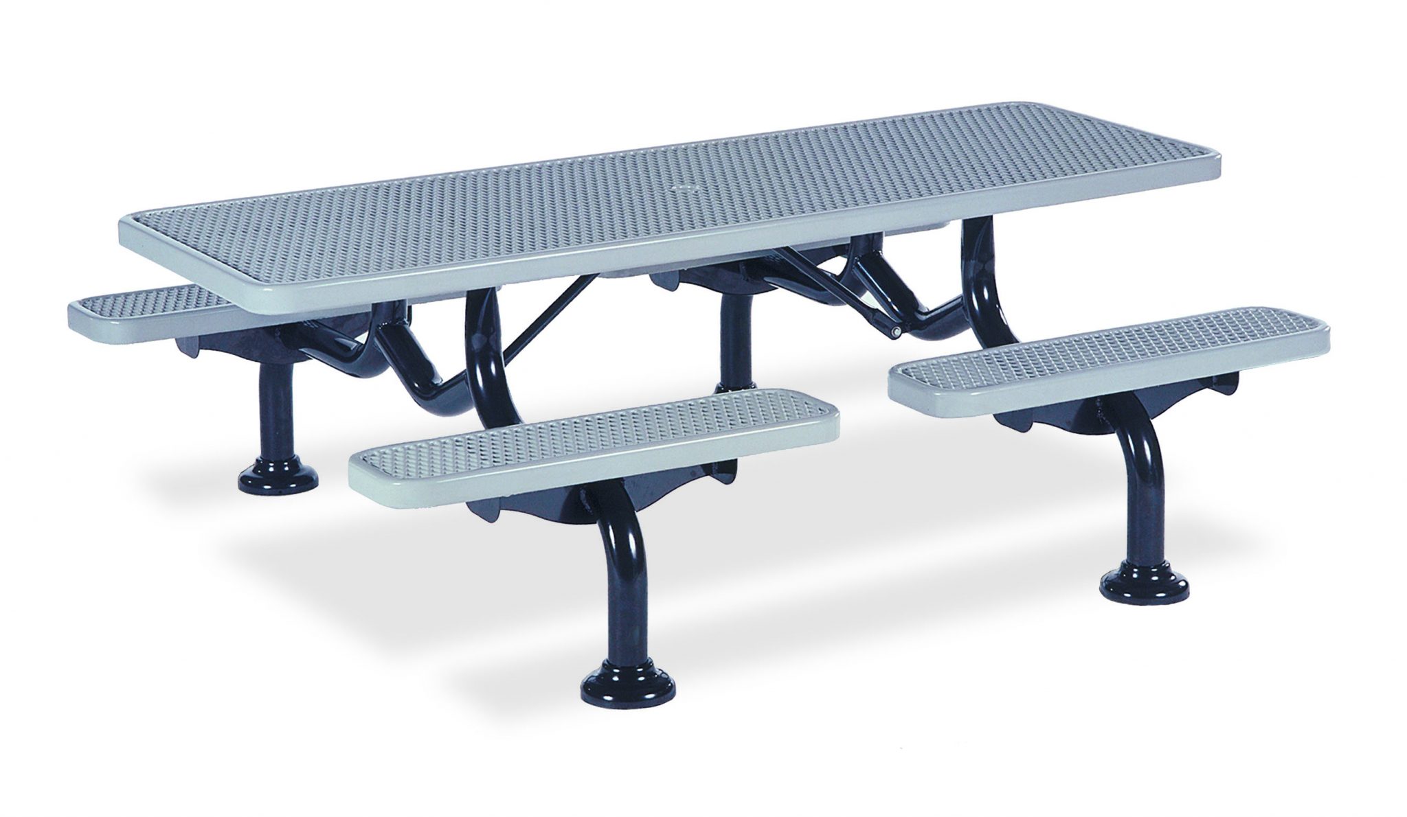 7’ Individual Seat Table - In-ground | Miracle Recreation