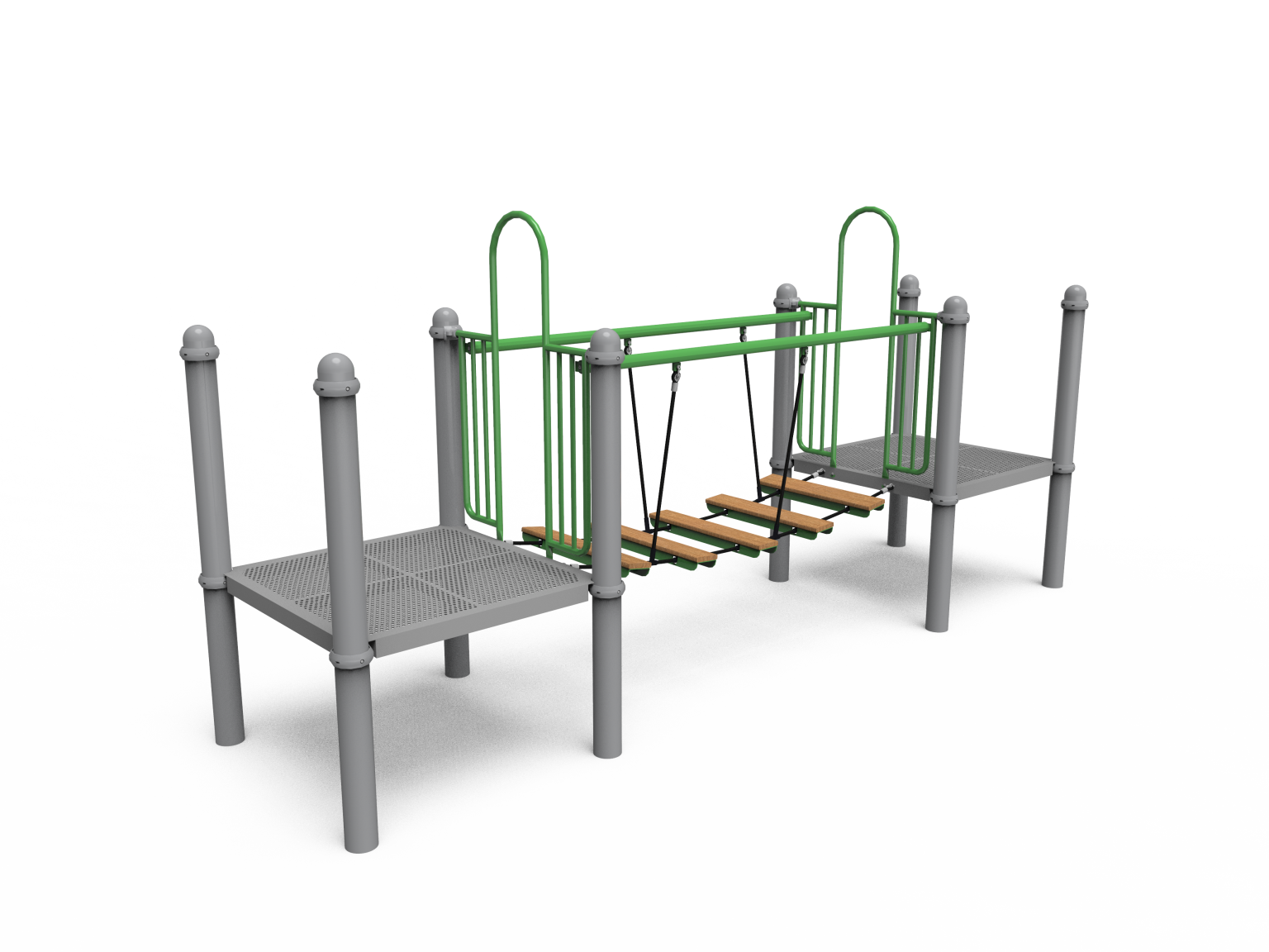 Nature Bridge Climber between Decks | Miracle Recreation