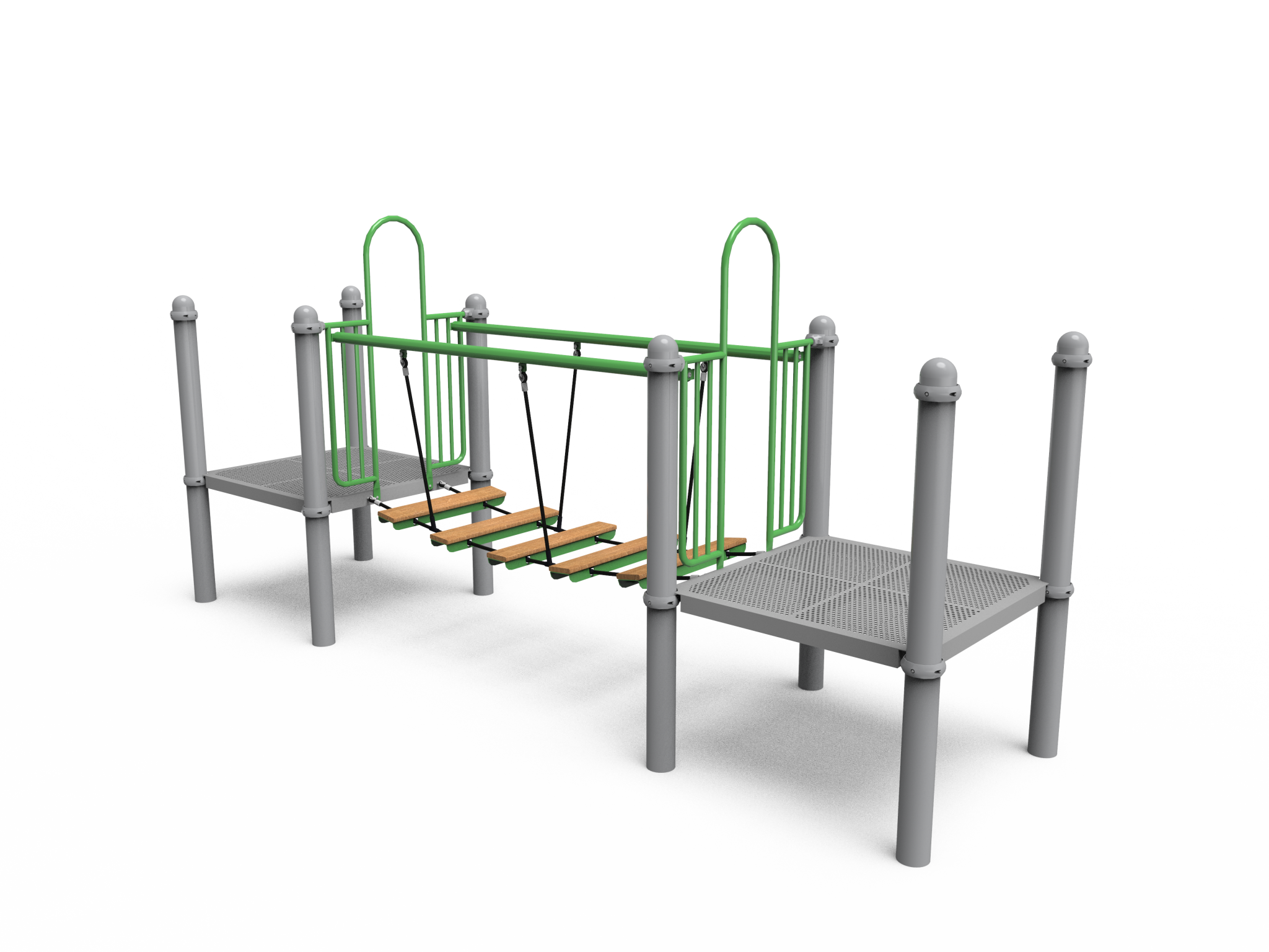 Nature Bridge Climber between Decks | Miracle Recreation