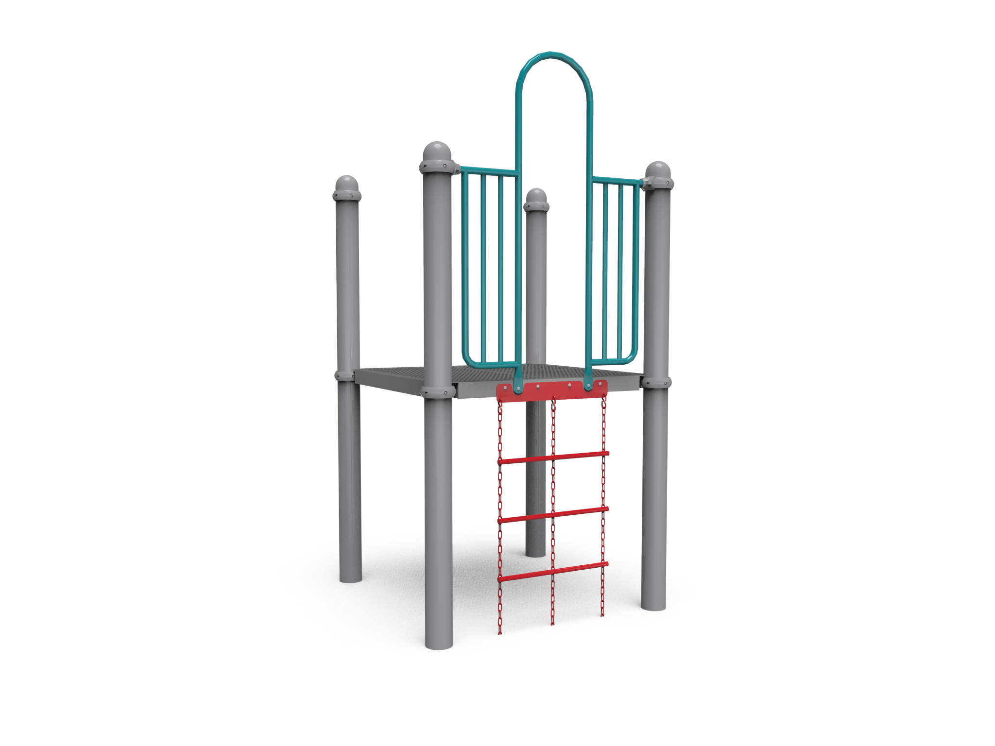 Vertical Chainlink Ladder for Playgrounds | Miracle Recreation