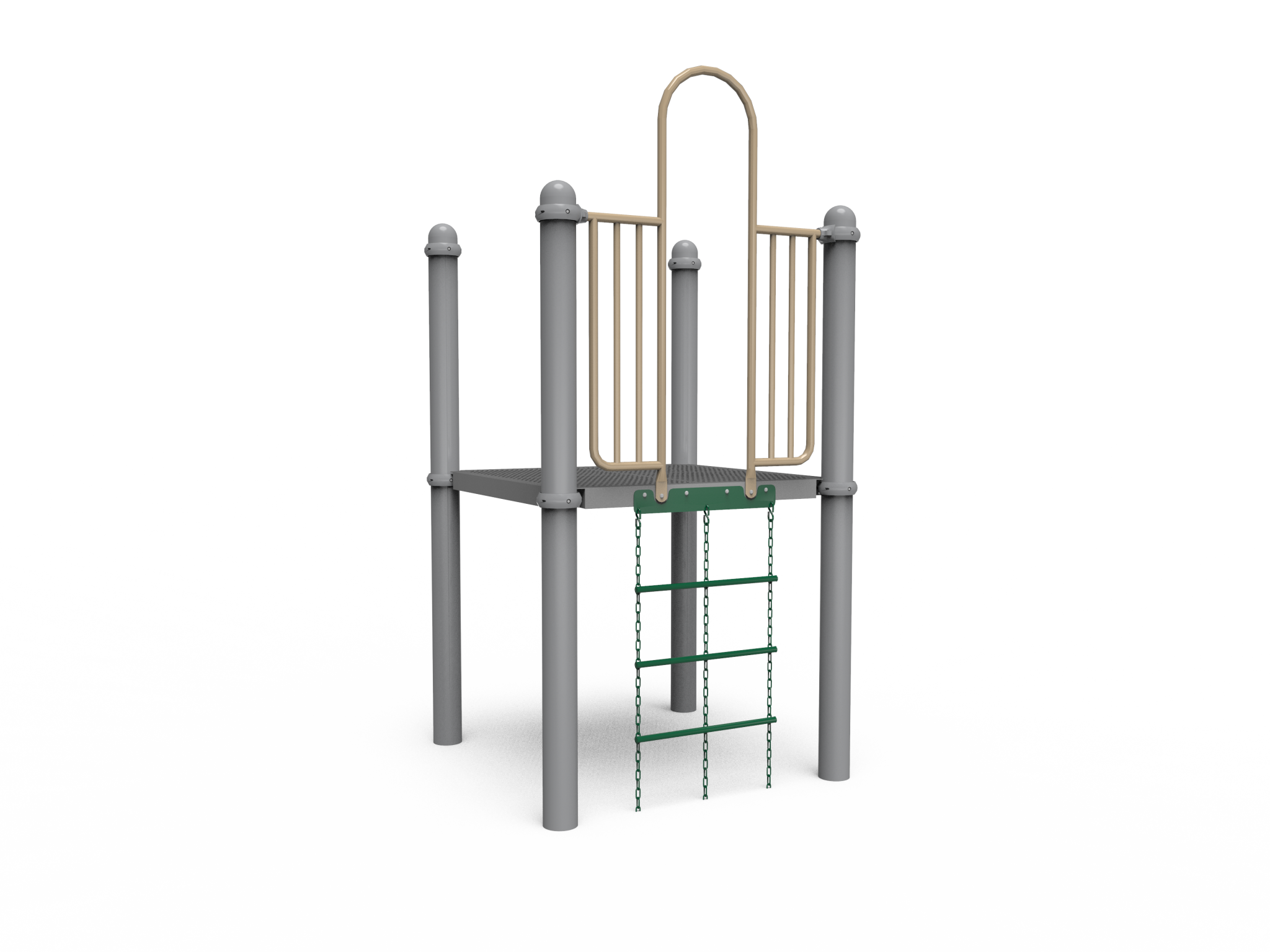 Vertical Chainlink Ladder for Playgrounds | Miracle Recreation