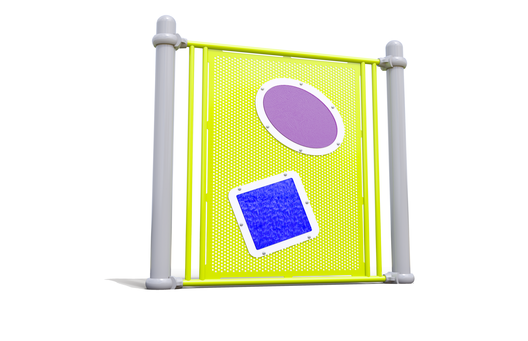 Textured Square Oval Perforated Panel | Miracle Recreation