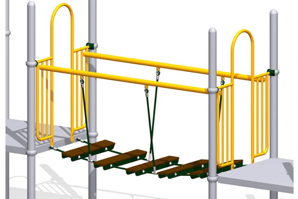 Nature Bridge Climber between Decks | Miracle Recreation