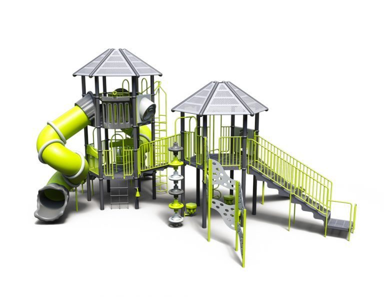 Mega Tower Structure- Small 2 Canopy Stacked Playground